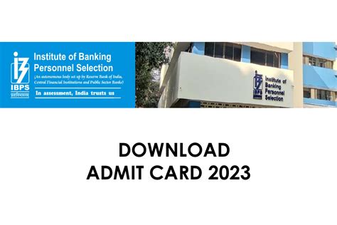ibps po mains admit card 2023 released at download via direct