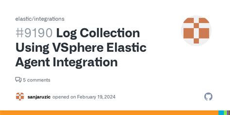 Log Collection Using Vsphere Elastic Agent Integration · Issue 9190 Log Collection Using Vsphere Elastic Agent Integration · Issue 9190