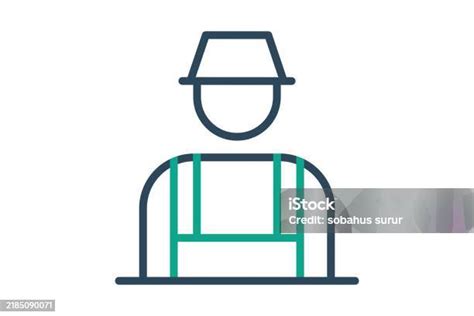 정원사 아이콘입니다 선 아이콘 스타일입니다 정원 가꾸기와 관련된 아이콘입니다 자연 요소 벡터 일러스트 레이 션 갈퀴에 대한 스톡 벡터 아트 및 기타 이미지 Istock