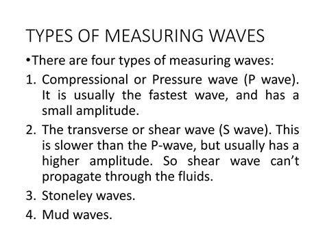 Presentation On Sonic Log Pptx