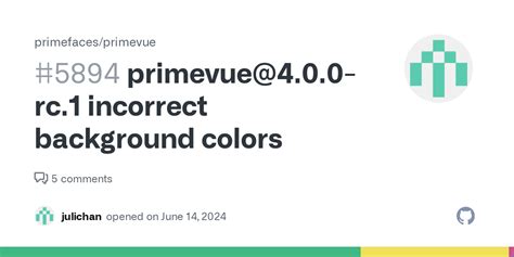 Primevue400 Rc1 Incorrect Background Colors · Issue 5894