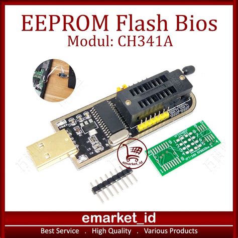 Jual Eeprom Flash Bios Ch341a Usb Programmer Series 24 25 Ch341 Ch 341 Modul Module Writer