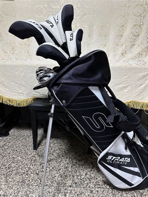 Callaway Strata Ultimate 18 Piece Golf Club Set Sports Equipment