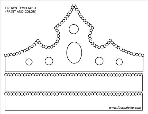 Prince And Princess Crown Templates Free Printable Templates