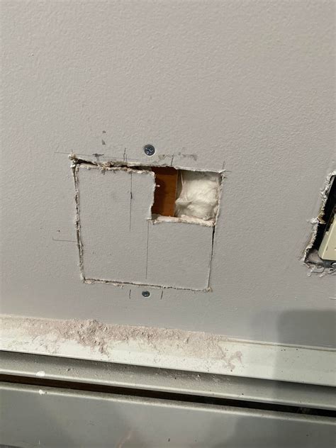 First Sheetrock Patch Rdrywall