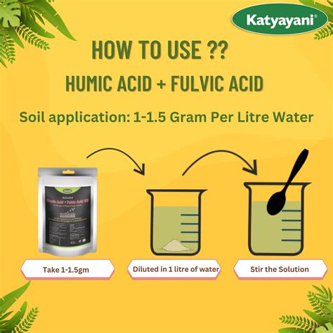 Katyayani Activated Humic Acid Fulvic Acid Katyayani Organics