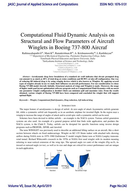 Pdf Computational Fluid Dynamic Analysis On Structural And Flow