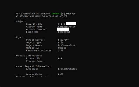 generate a windows file server audit via powershell hmn business review