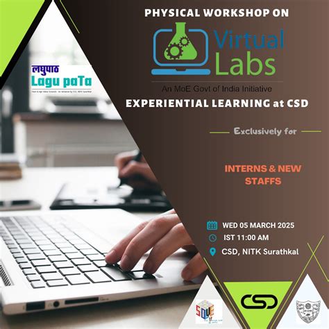 Workshop On Solve The Virtual Lab At Nitk Surathkal Facebook