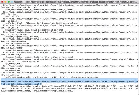 Outofrangeerror See Above For Traceback · Issue 4032 · Tensorflow Models · Github