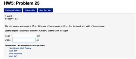 Solved Hw5 Problem 23 Previous Problem Problem List Next
