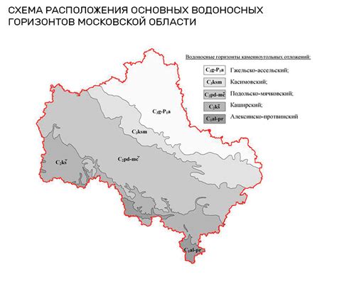 Карта водоносных горизонтов тверской области