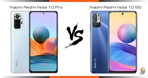 Banding Xiaomi Redmi Note 10 Pro Dan Xiaomi Redmi Note 10 5g