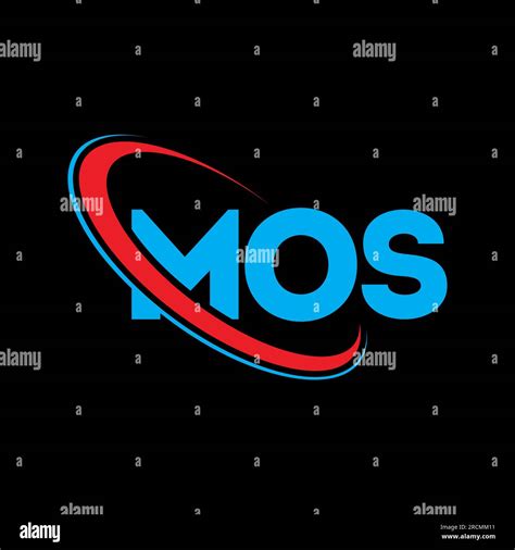 Mos Logo Mos Letter Mos Letter Logo Design Initials Mos Logo Linked With Circle And Uppercase