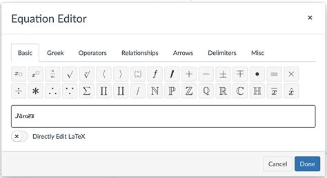 Add Overline To Math To Basic Math Equation Edito Instructure