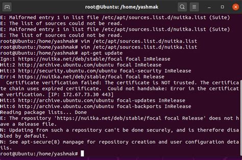 Nuitka Installation Script Not Working Properly On Ubuntu · Issue 1404
