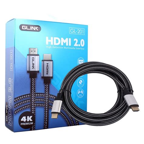 Glink Cable Hdmi 4k V20 Mm 20m สายถัก Gl201 By Lazada