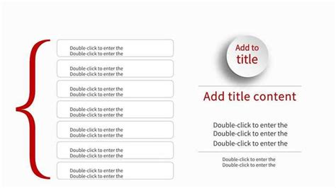 White Paper Featuring Red Line Shape Diagram PowerPoint Template Free Download Pikbest