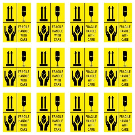 Buy Signageshop Vinyl Fragile Handle With Care Stickers Online ₹972 From Shopclues