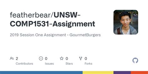 Github Featherbearunsw Comp1531 Assignment 2019 Session One
