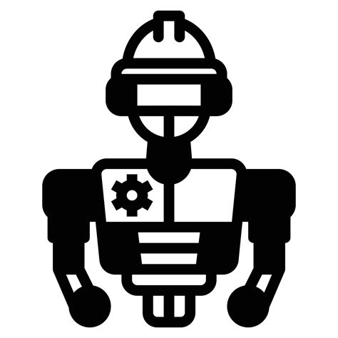 Robotics Engineering Icon Vector Illustration Education Technology