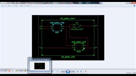 Full Adder Structural Design In Vhdl For Spartan 3e By Digitronix Nepal Youtube