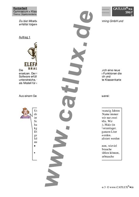 Schulaufgaben Informatik Klasse 10 Gymnasium Catlux