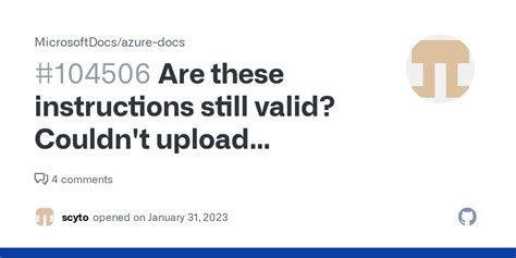 Are These Instructions Still Valid Couldn T Upload Package File Was