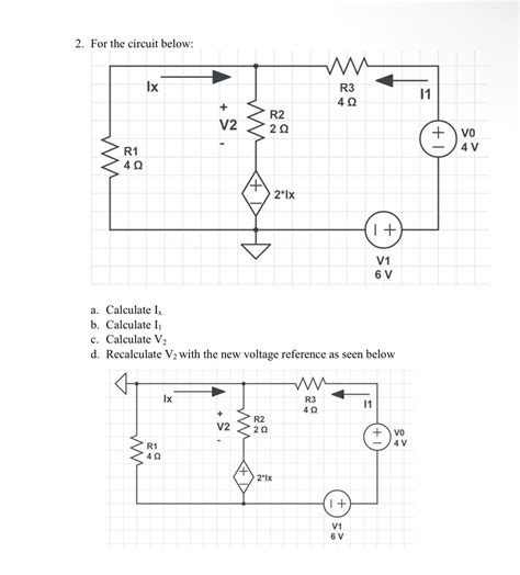 Answered 2 For The Circuit Below Ww R1 4Ω Ix Bartleby