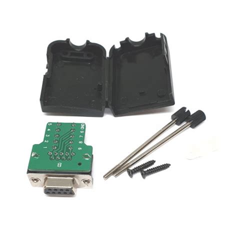 Conector DB Hembra Con Carcasa Y Bornera