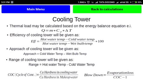 Cooling Tower Efficiency Calculation Xls Design Talk