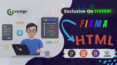 Convert Figma To Html Or Wordpress With Responsive Website By Codesign