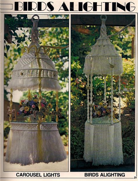 PDF ONLY Macrame Table Lamp Patterns In Spotlight On Etsy