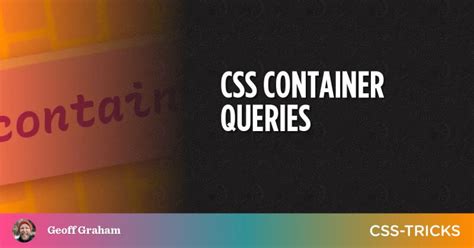 Joel Schlotterer On Linkedin Css Container Queries