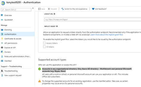 Authentication Multi Tenant Azure Active Directory Application With