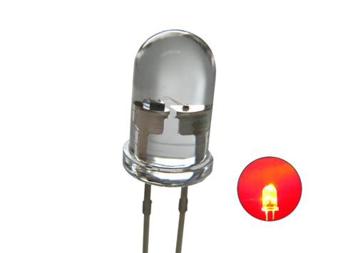 Blink LED Mit Steuerung Blinkend Mm Klar Rot