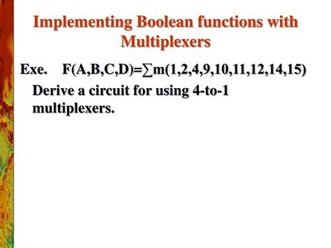 Ppt Mastering Multiplexer Circuits For Combinational Logic Design
