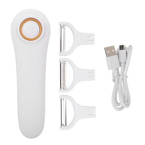 Pelador Eléctrico De Mano Pelador De Frutas Y Verduras Recargable Por