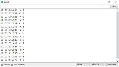 Membrane Switch Keypad Module With Arduino Meganano