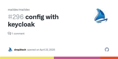 Config With Keycloak · Issue 296 · Maildevmaildev · Github