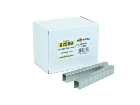 Spotnails 82506 3 8 Galvanized 20 Ga Chisel 7 16 Crown Fine Wire