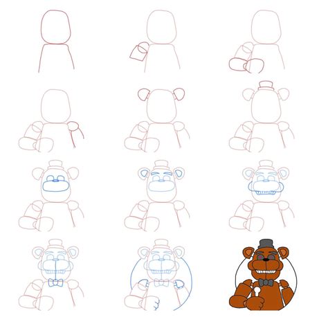 16 Easy And Cute Freddy Fazbear Drawing Ideas Drawing Photos