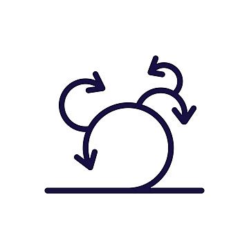 Editable Stroke Outline Icon Of Agile Methodology Arrow With Scrum And