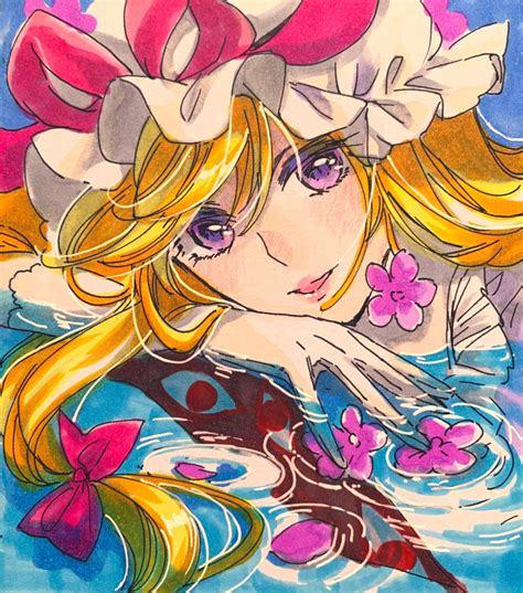 Safebooru 1girl Absurdres Akaioringo2023 Blonde Hair Bow Dress Flower