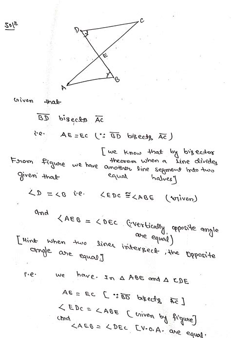 [solved] Given Bd Bisects 40 Complete The Flowchart Proof Below Note That Course Hero
