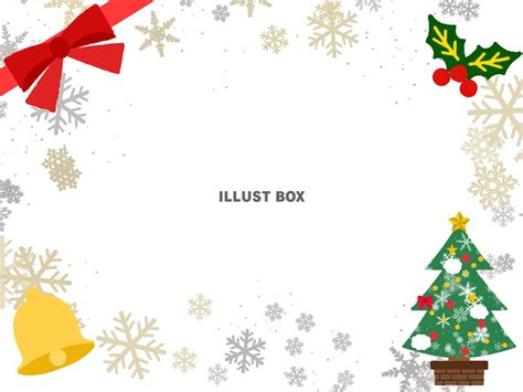 「フレーム 12月」イラスト無料