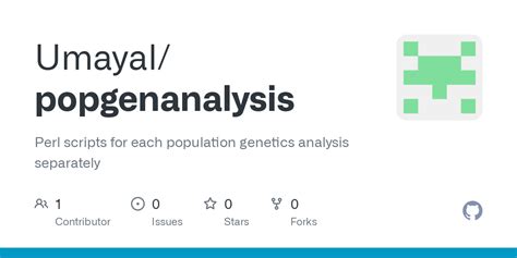 Github Umayalpopgenanalysis Perl Scripts For Each Population