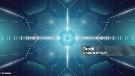 Vr Hud 기술 헤드 업 디스플레이 대상 디지털 미래 가상 현실 인터페이스 사이버 펑크 하이테크 바이저 화면 Fui Gui Ui 우주선 조종석 대시 보드 패널 글로우