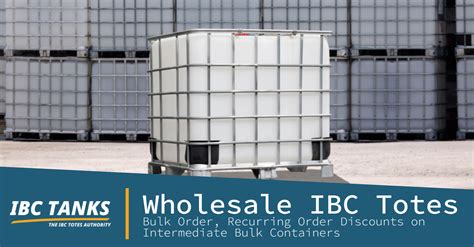 Ibc Tote Resource Center