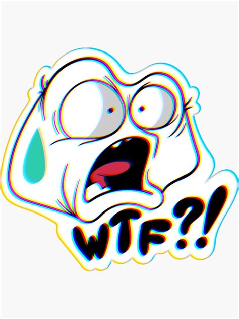 Wtf Meme Sticker For Sale By Placeoflove Redbubble Wtf Meme Sticker For Sale By Placeoflove Redbubble